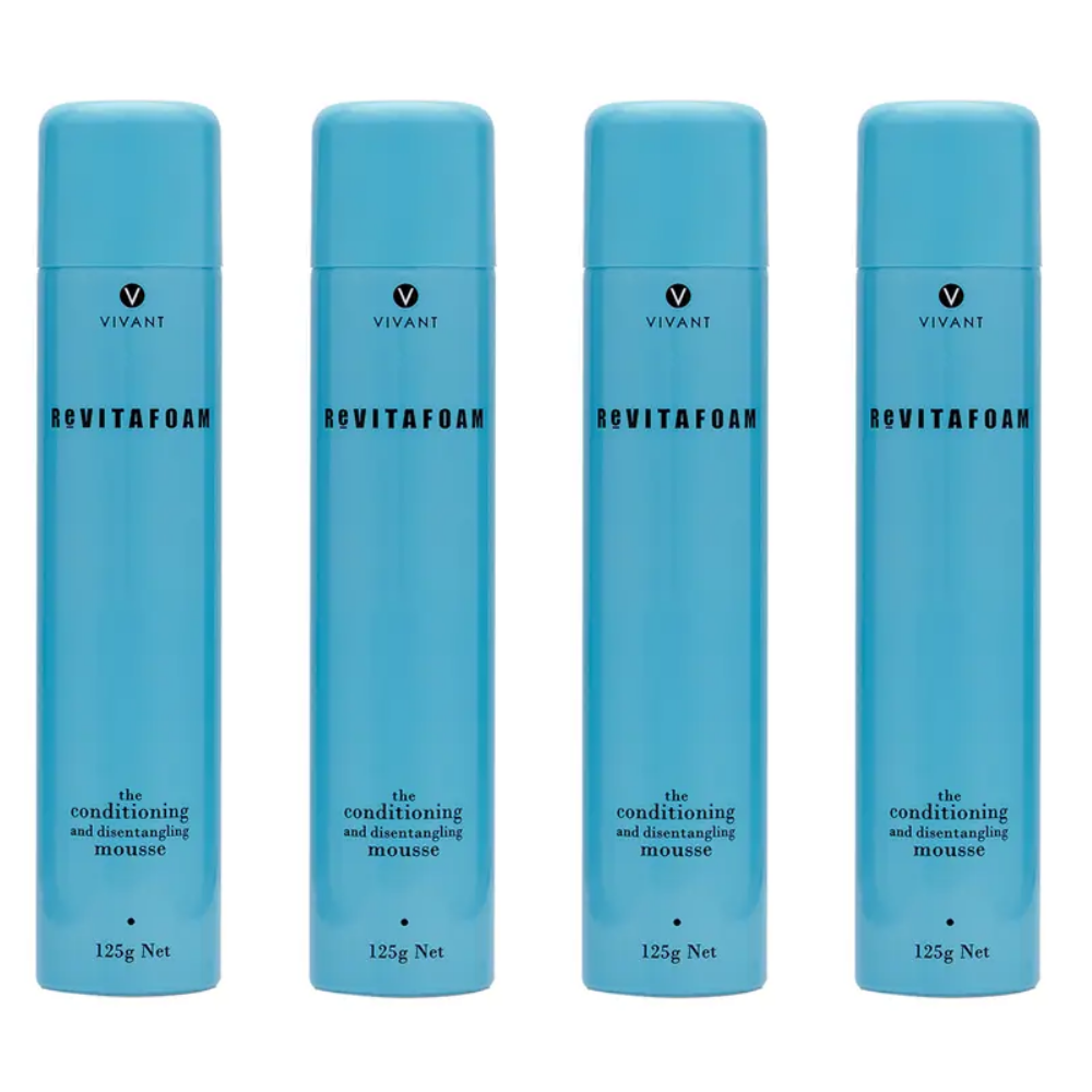 Revitafoam Mousse 125g x 4 | The Conditioning and Disentangling Mousse ...
