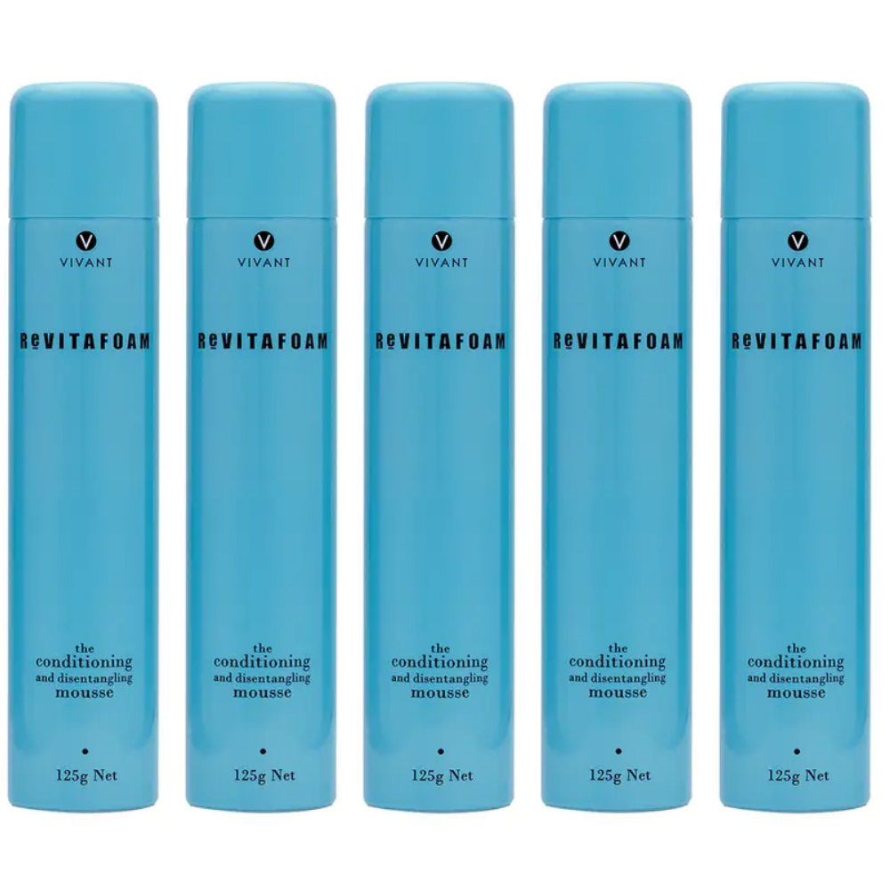 Revitafoam Mousse 125g x 5 | The Conditioning and Disentangling Mousse ...