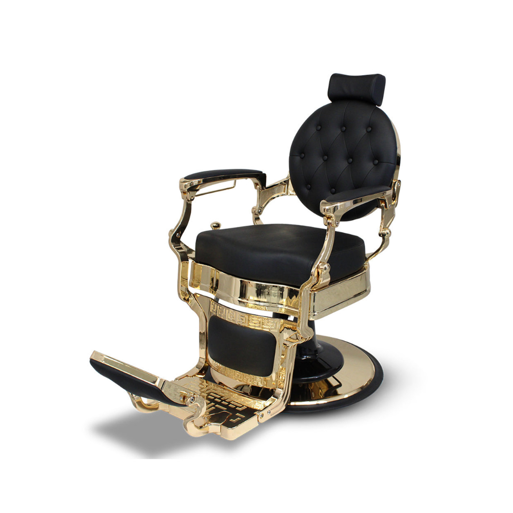 Salon & Co - Sebastian Barber Chair - Black & Gold | Stylish ...