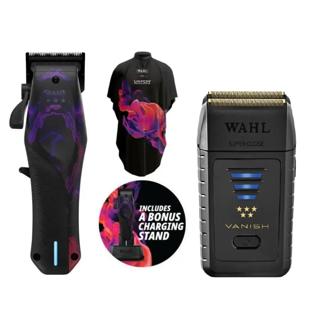 Wahl Professional 5 Star Vapor LE Cordless Clipper and Vanish Shaver C ...